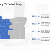 Oregon Map 1 PowerPoint Template