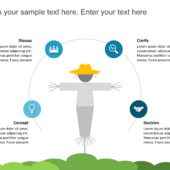 Animated Straw Man PowerPoint Template