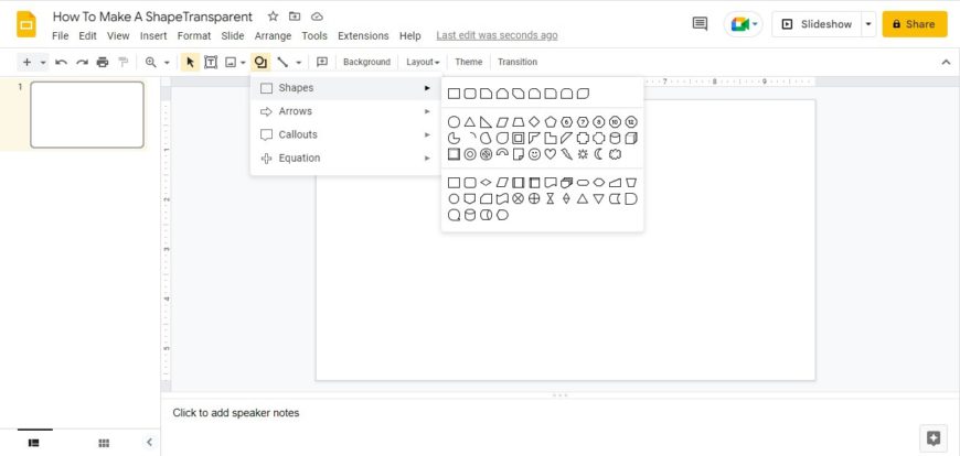 How To Make An Image Transparent In Google Slides | Google Slides Tutorial