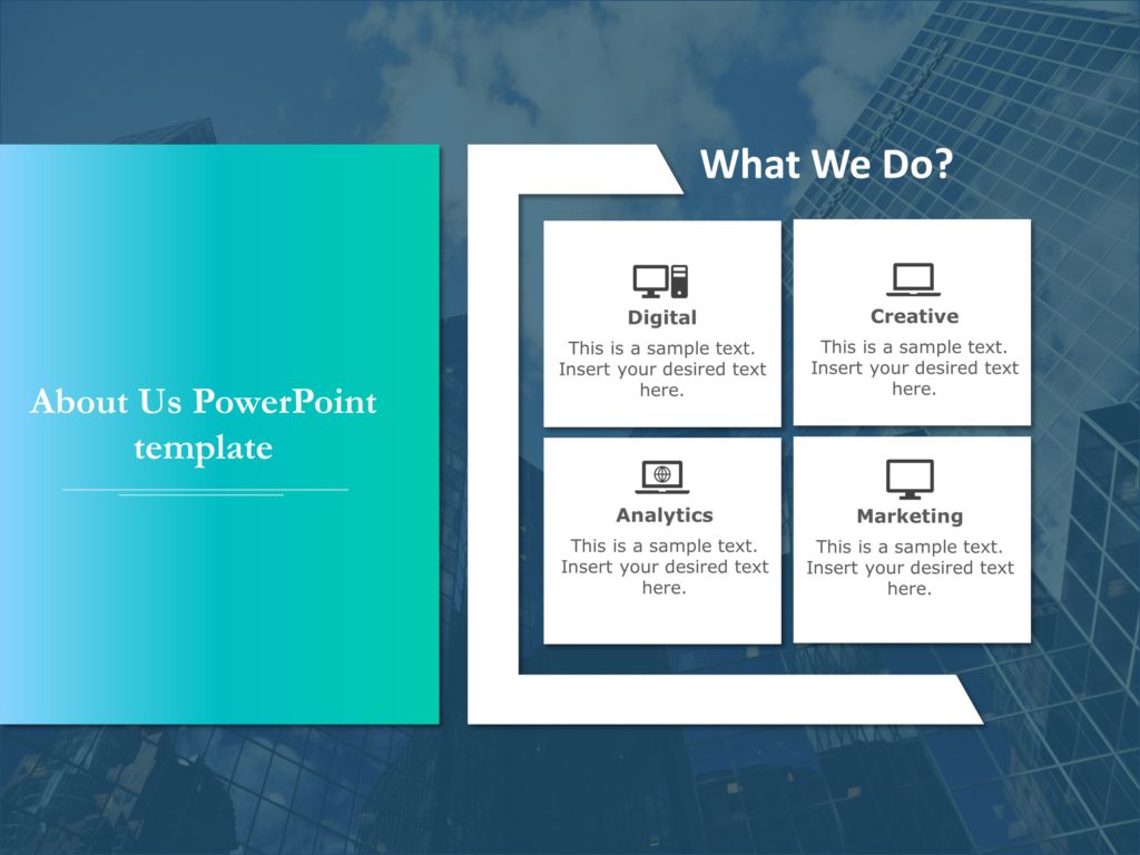 Animated About Us Company Powerpoint Template
