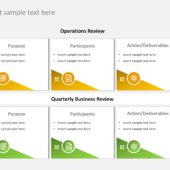 Animated Operation Review PowerPoint Template