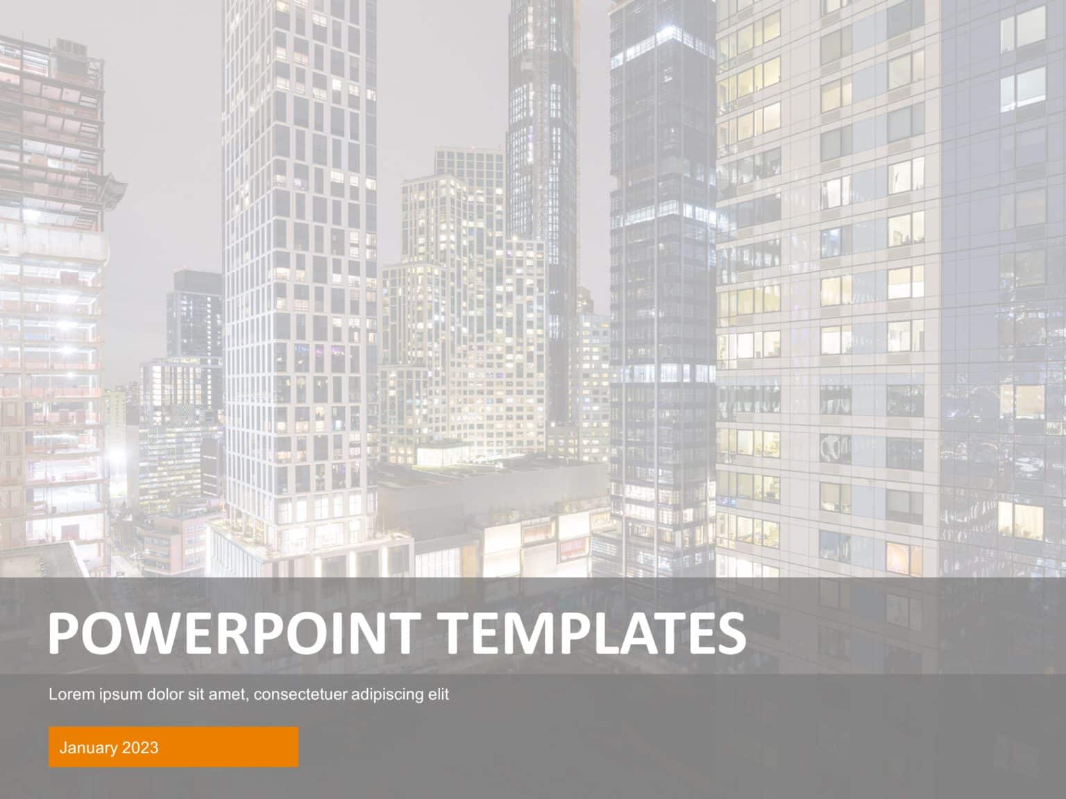 12+ Free Smart City PowerPoint Templates & Slides | SlideUpLift