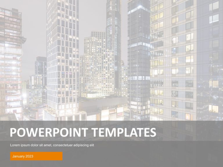 Cool Title Slide PowerPoint Template