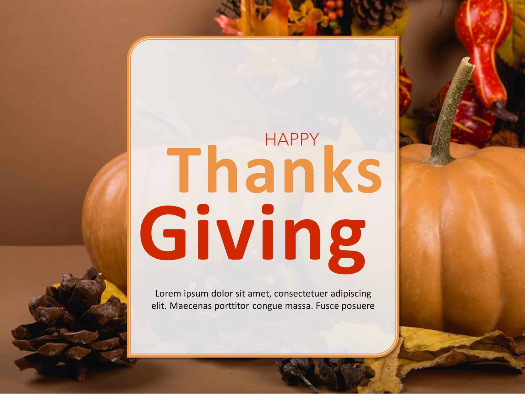 Editable Thanksgiving Slides For PowerPoint & Google Slides Presentations