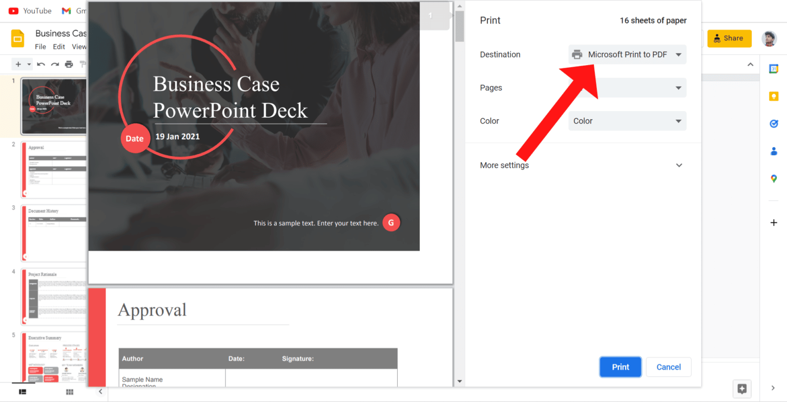 How to print Google Slides With Notes | Google Slides Tutorial