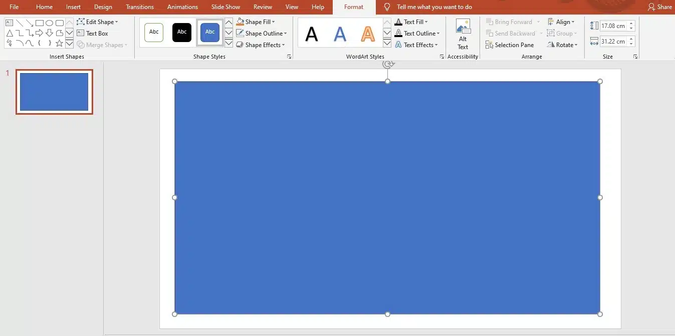 Make Powerpoint Slide Transparent