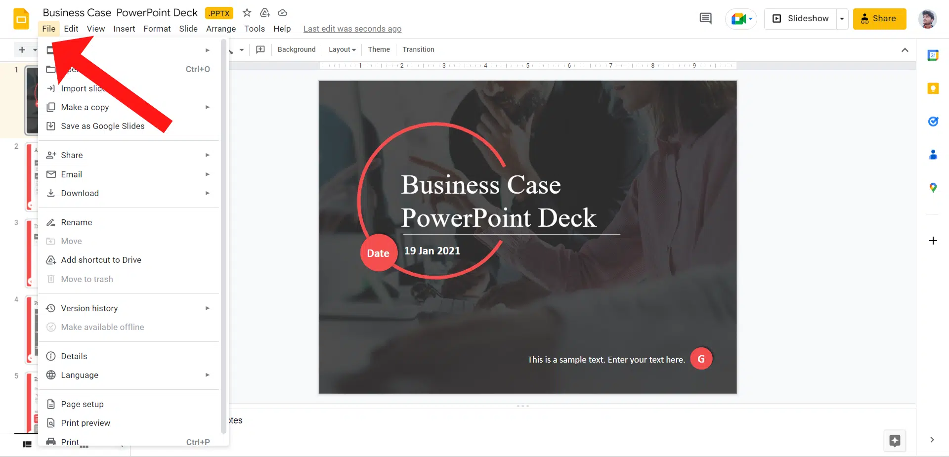 How To Print Google Slides With Notes Google Slides Tutorial