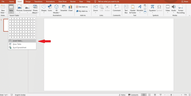 How To Make A Table In PowerPoint | PowerPoint Tutorial