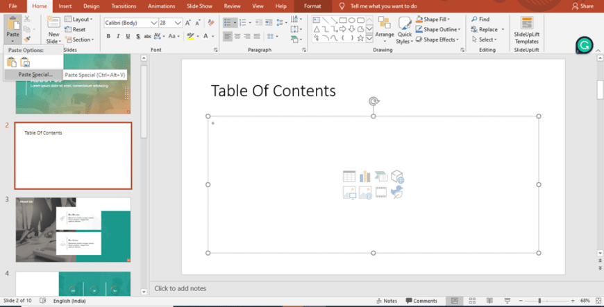 How To Make A Table Of Contents In PowerPoint?