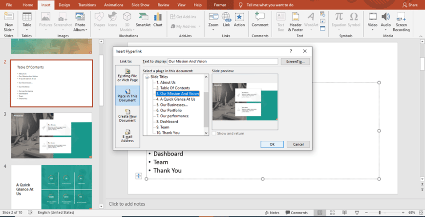 How To Make A Table Of Contents In PowerPoint?