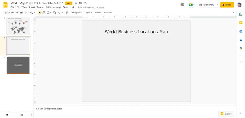 How To Add And Edit Maps In Google Slides Google Slides Tutorial