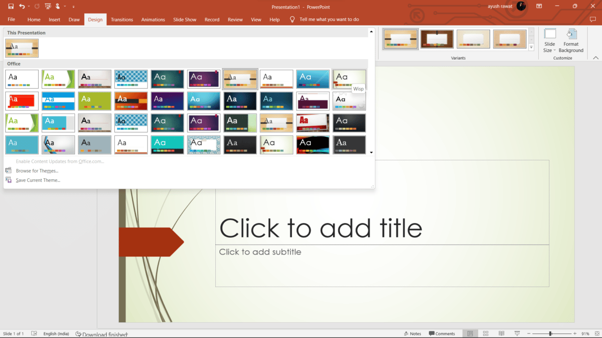 How To Create A Captivating Title Slide For Presentation?