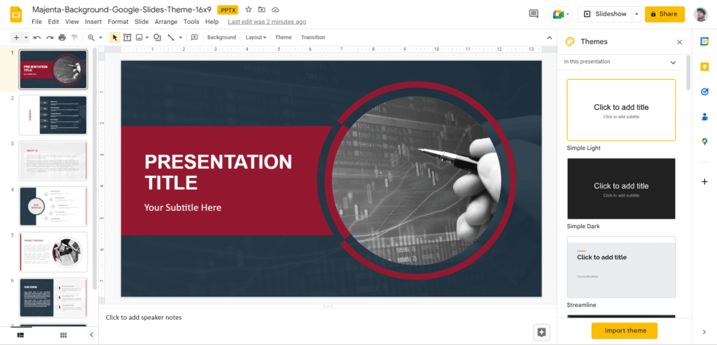 How to Import Google Slides Themes? | Google Slides Tutorial