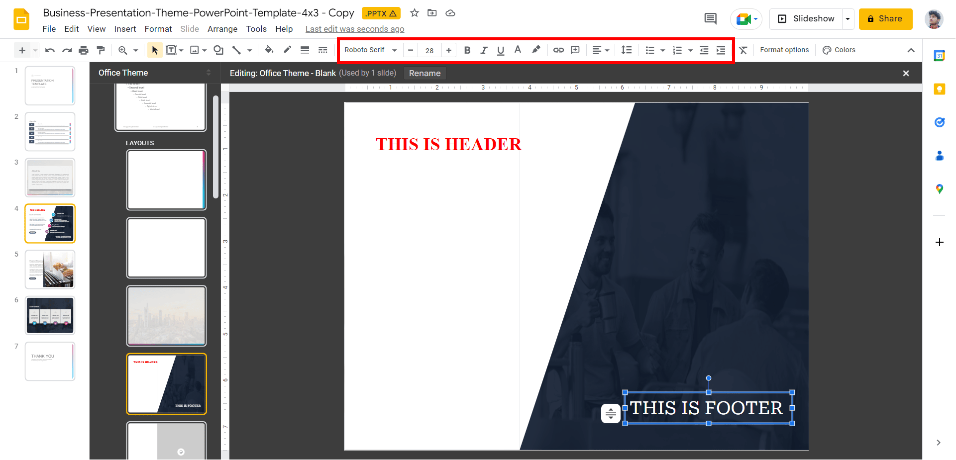 How To Add Header And Footer In Google Slides Google Slides Tutorial
