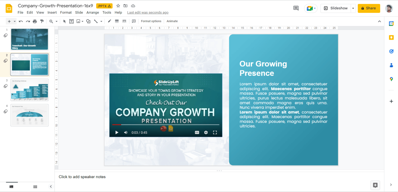 How to Add a Video to Google Slides? | Google Slides Tutorial