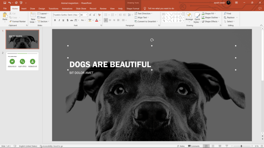 How To Create A Captivating Title Slide For Presentation?