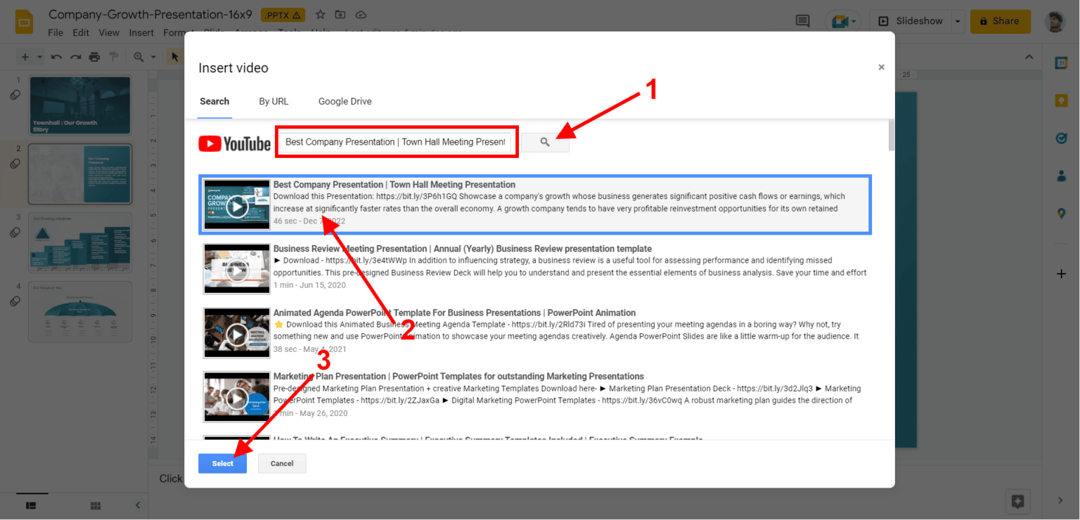 How to Add a Video to Google Slides? | Google Slides Tutorial