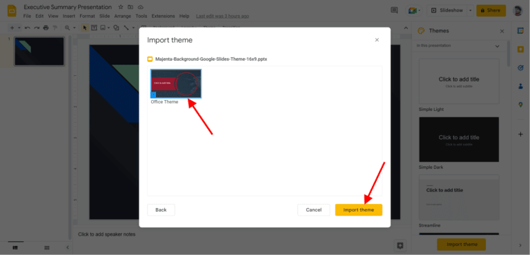 How to Import Google Slides Themes? | Google Slides Tutorial