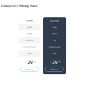 Animated Feature Comparison PowerPoint Template