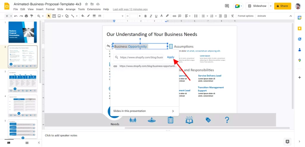 How To Link Slides In Google Slides 