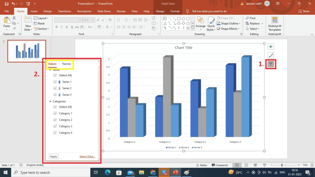 How To Make A Graph In Powerpoint Calendar Printable Templates