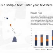 Hawaii Map 3 PowerPoint Template