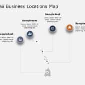 Hawaii Map 5 PowerPoint Template