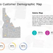 Idaho Map 1 PowerPoint Template