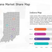 Indiana Map 1 PowerPoint Template