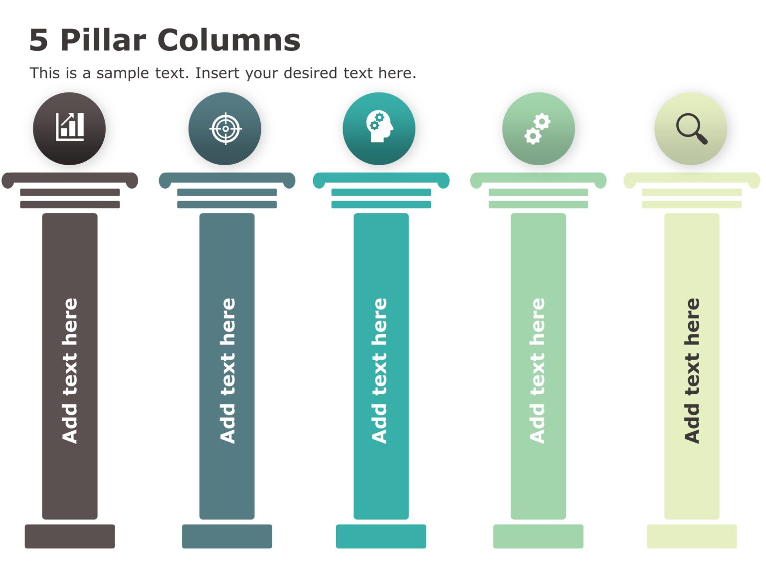 Editable Pillars Templates For PowerPoint | SlideUpLift