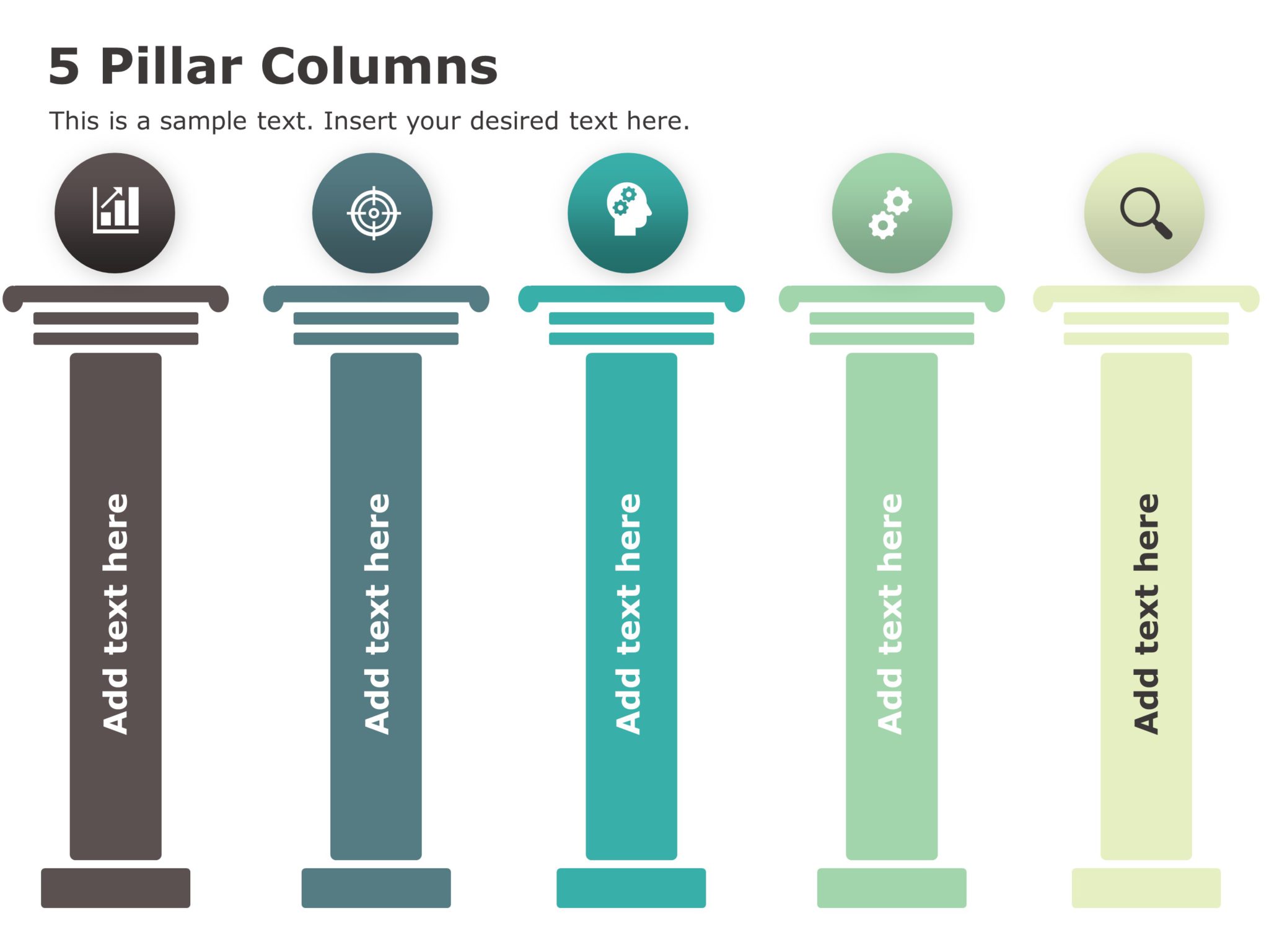 Editable Pillars Templates For PowerPoint | SlideUpLift