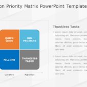 Animated Quick Wins Table PowerPoint Template
