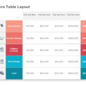 Animated Custom Table PowerPoint Template