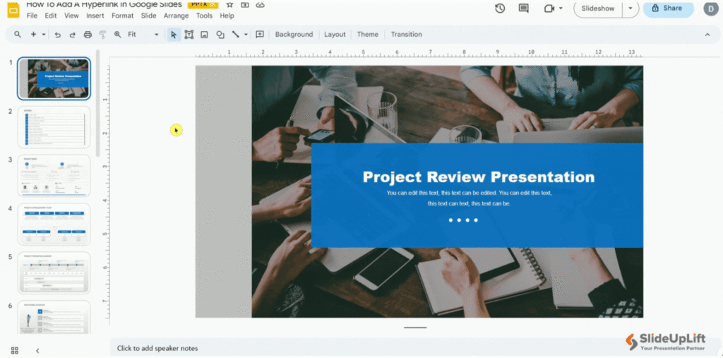 How To Hyperlink In Google Slides Presentation SlideUpLift