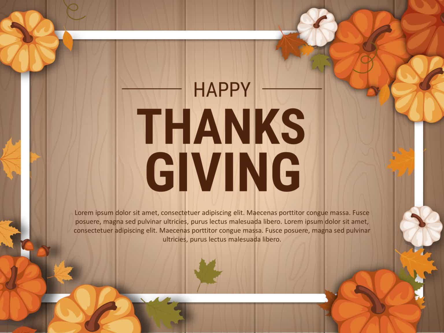 Thanksgiving PowerPoint Templates and Google Slides | SlideUplift