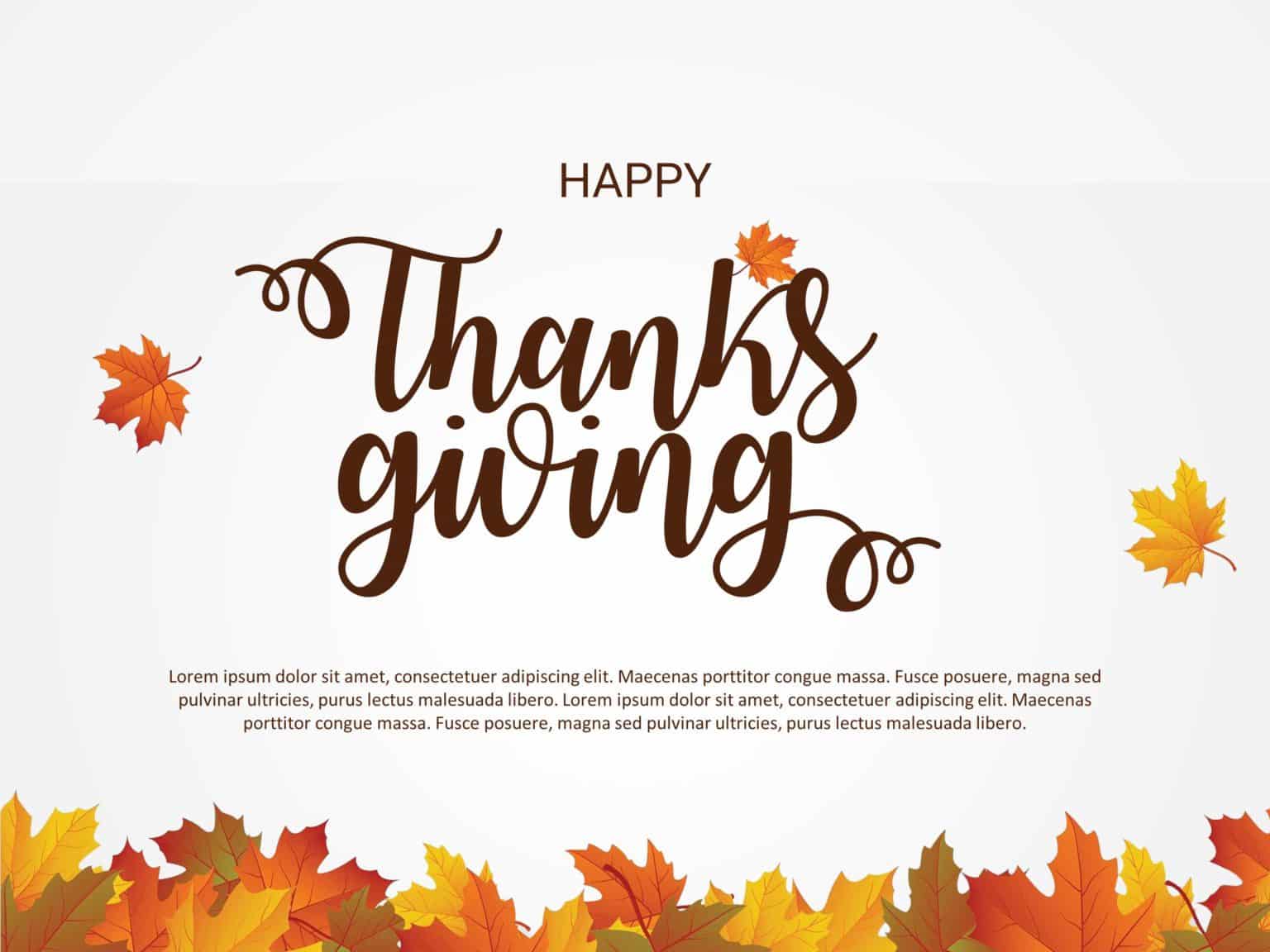 Thanksgiving Templates For PowerPoint and Google Slides