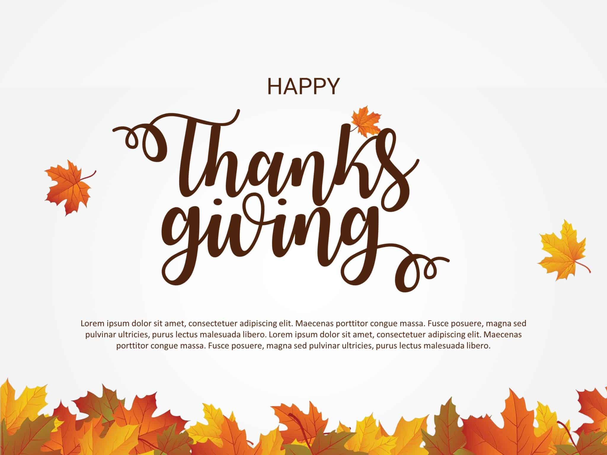 Thanksgiving Templates For PowerPoint and Google Slides