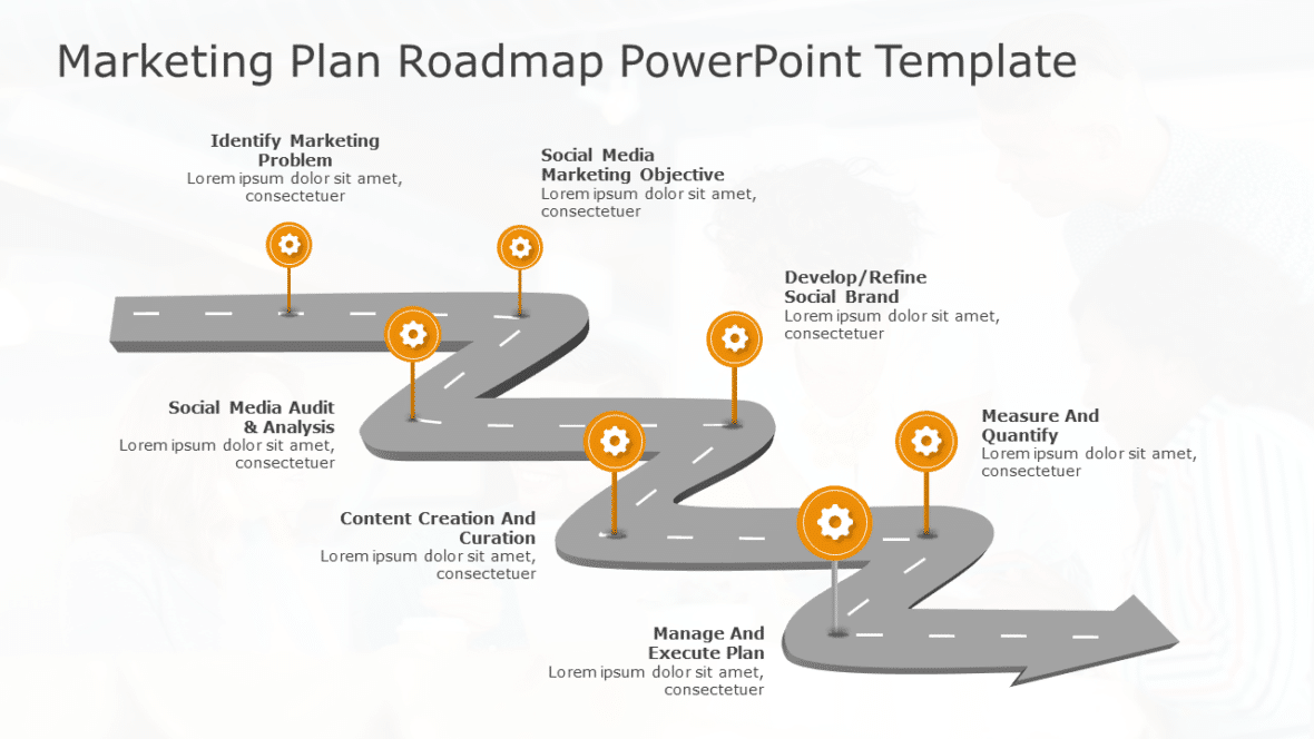 Editable Road PowerPoint Templates & Slides | SlideUpLift