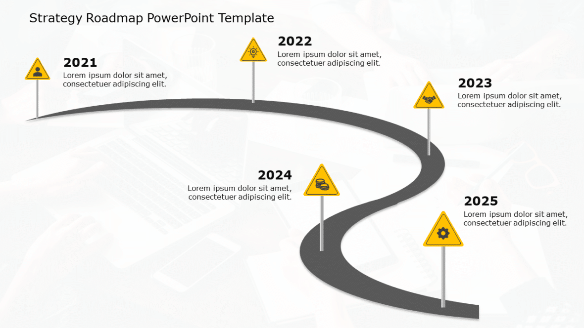 Editable Road PowerPoint Templates & Slides | SlideUpLift