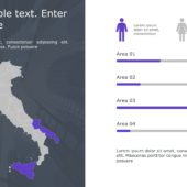 Italy Map PowerPoint Template 4