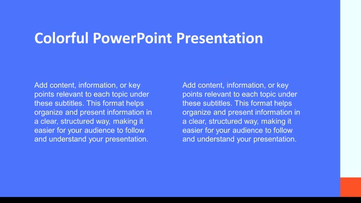 Download Colorful PowerPoint Templates & Google Slides Themes | SlideUpLift