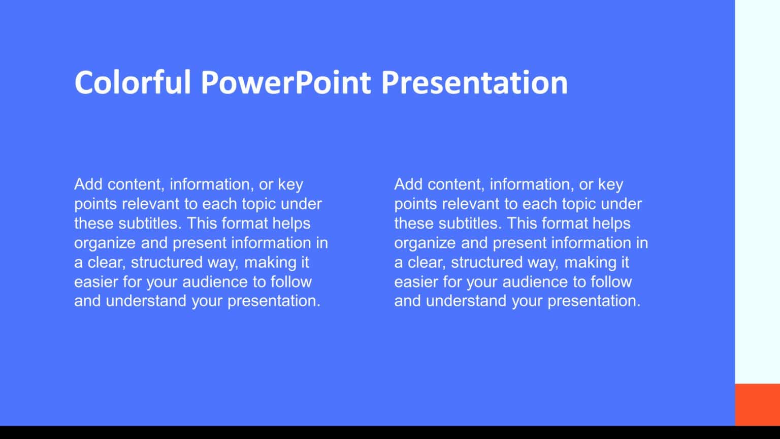 Download Colorful PowerPoint Templates & Google Slides Themes | SlideUpLift