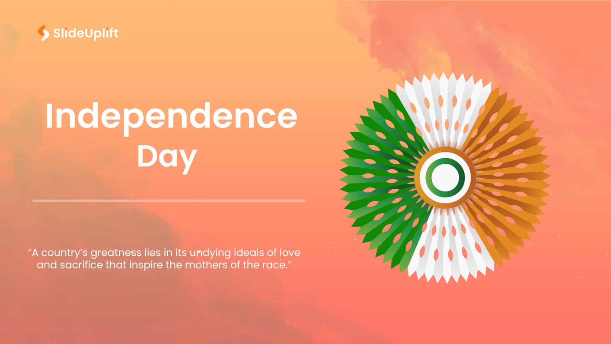 Editable India Independence Day Templates For PowerPoint | SlideUpLift