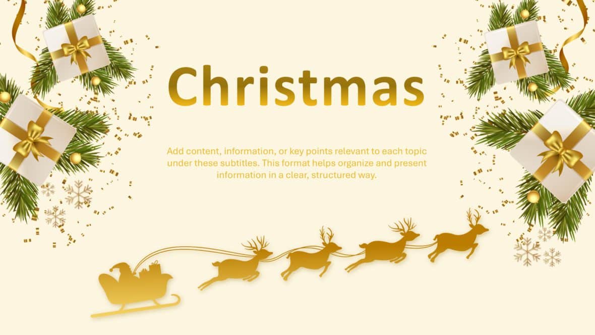Christmas PowerPoint Templates & Google Slides Themes