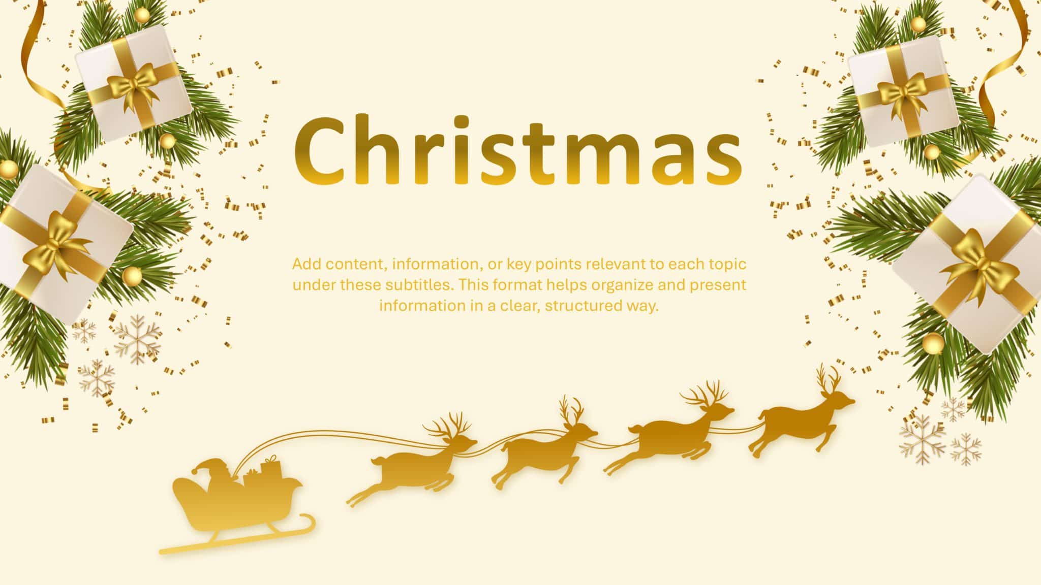 Christmas PowerPoint Templates & Google Slides Themes