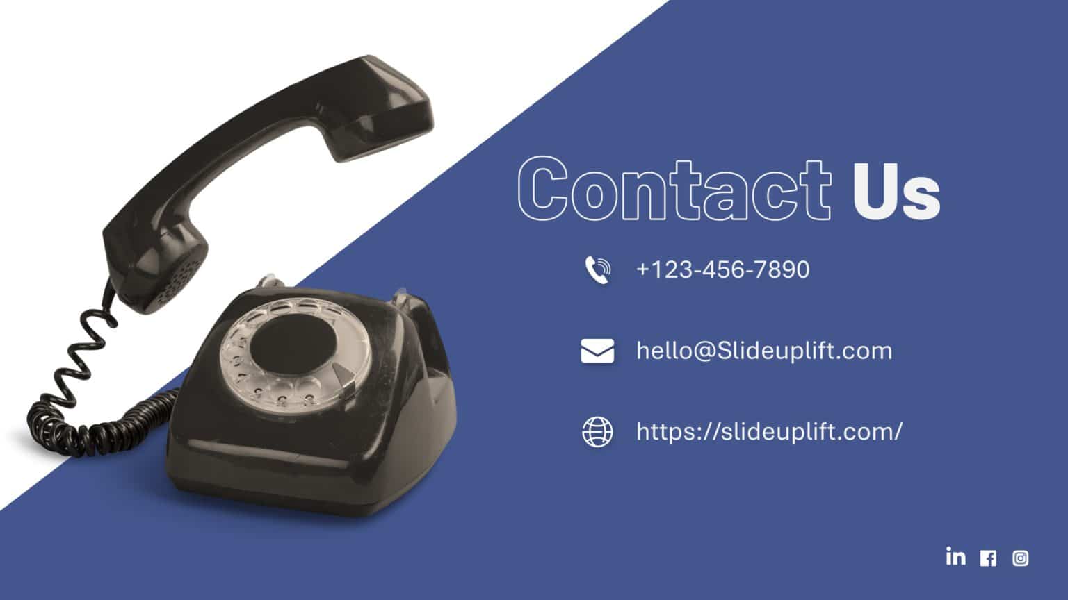 32+ Free Contact Us PowerPoint Templates & Slides | SlideUpLift