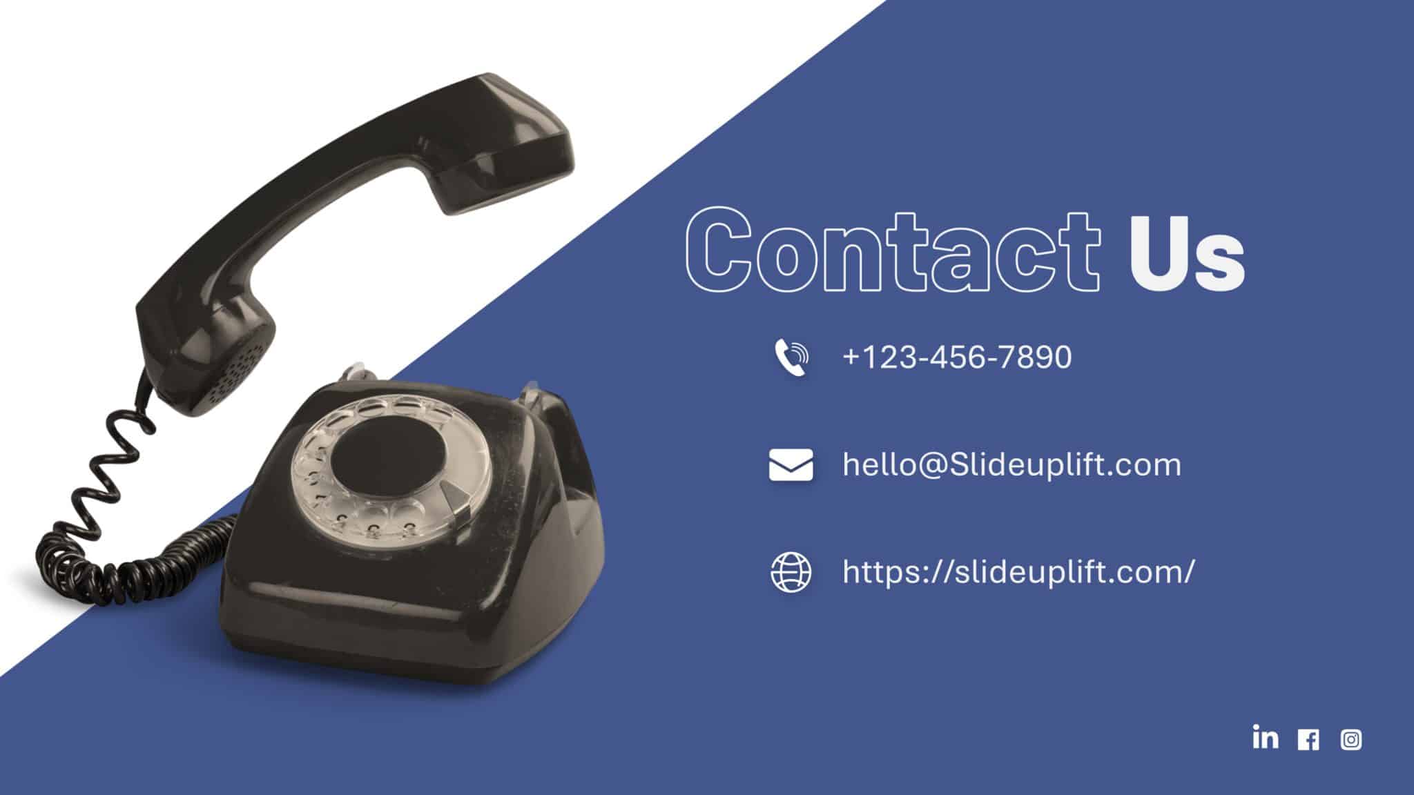 32+ Free Contact Us PowerPoint Templates & Slides | SlideUpLift