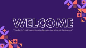 Free Welcome Slide Templates for PowerPoint & Google Slides