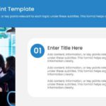 1 Steps Key Points List PPT Template