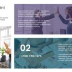 2 Steps Workplace Highlights List PPT Template